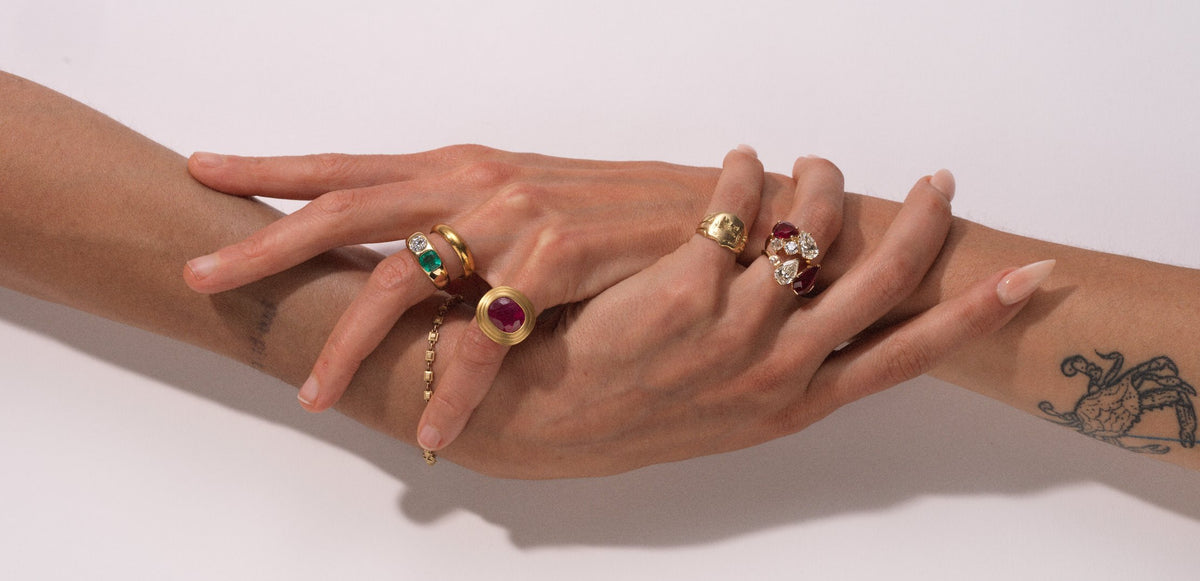 Antique Men's & Women Rings Collection | The Moonstoned